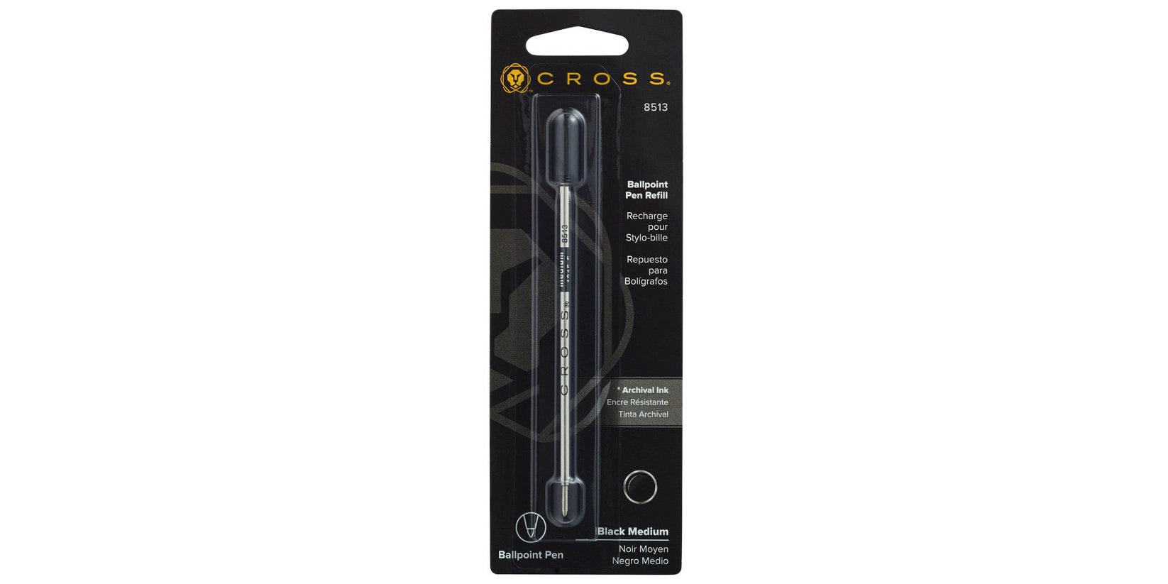 Ballpoint Pen Refill - Black Medium | Shop Cross Now – A.T. Cross